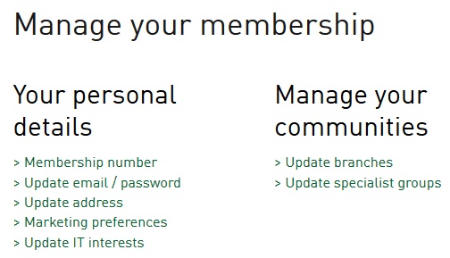 For members: How to sign-up with BCS Hertfordshire - BCS Hertfordshire